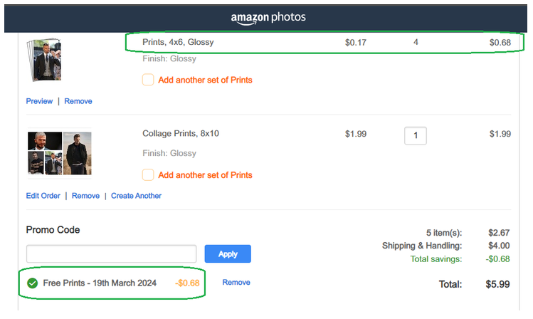 Redeem a credit – Amazon Printing
